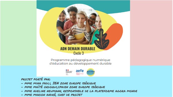 ADN demain durable présentation | Genially