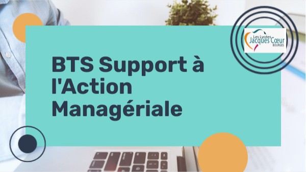 Présentation BTS SAM | Genially