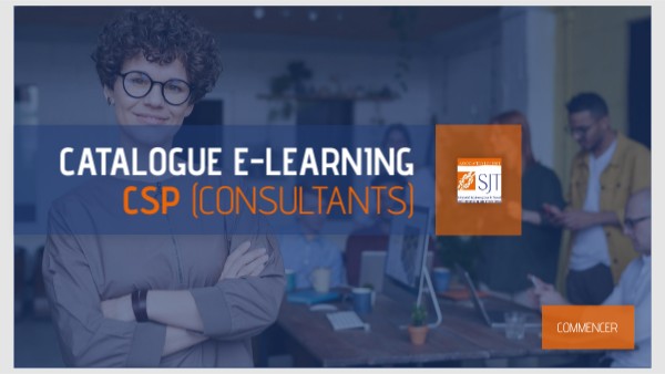 Catalogue e-Learning CSP (Manager) | Genially