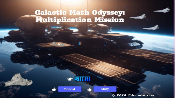 Galactic Math Odyssey: Multiplication Mission | Genially