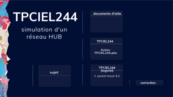 TPCIEL244 simulation d'un réseau HUB | Genially
