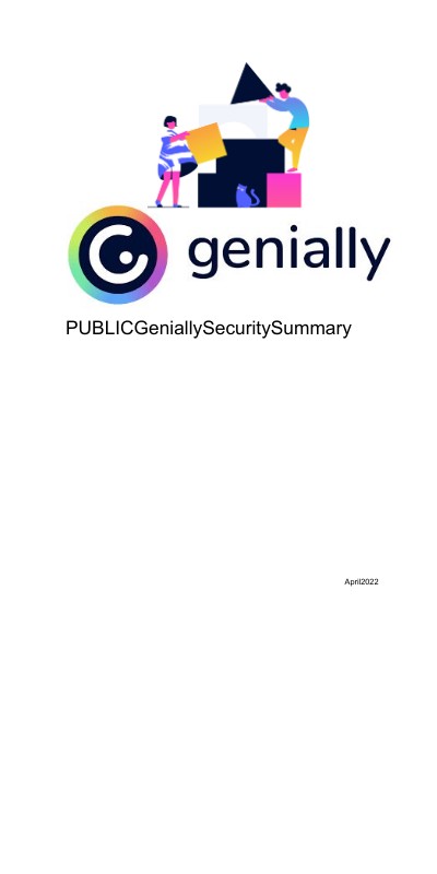 PUBLIC Genially Security Summary