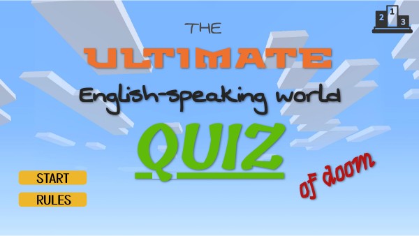 Ultimate English-speaking world QUIZ