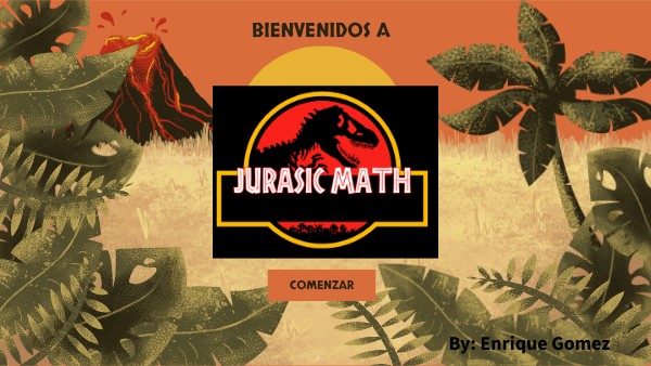 jurassic math | Genially