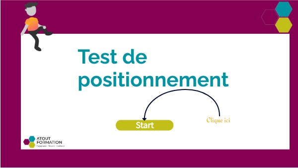 Test de positionnement M2 Demandeurs emploi | Genially
