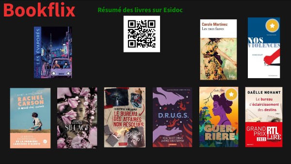 Bookflix 2023-2024 : Période 2 | Genially