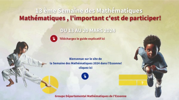 Semaine des mathématiques 2024 | Genially