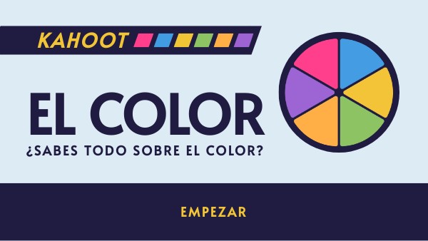 Copia - kahoot el color | Genially