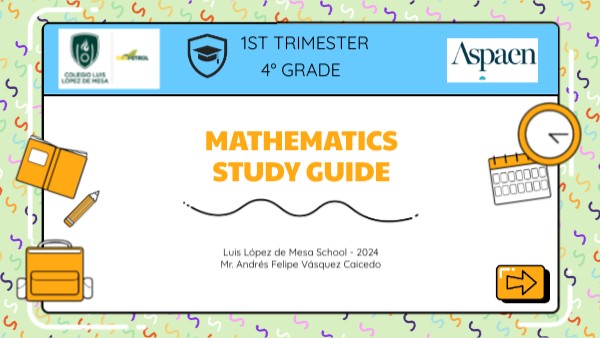 First Term - 4th Grade - Math | Genially