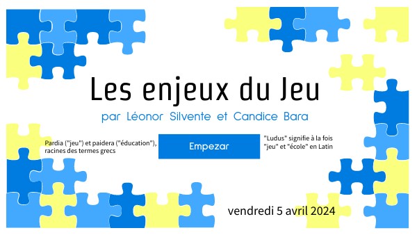 Les enjeux du Jeu | Genially