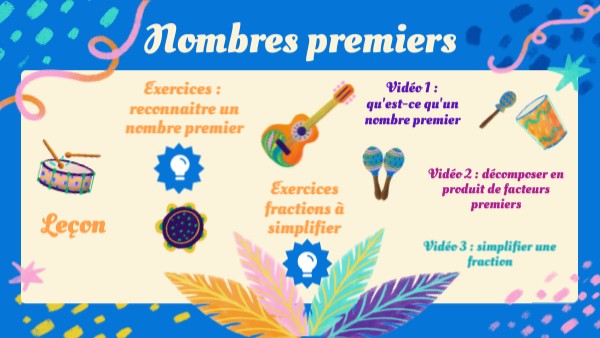 5e - Réviser les nombres premiers | Genially