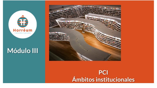 PPT PCI _ MODULO III_ AMBITOS INSTITUCIONALES
