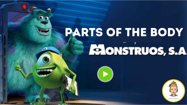 monsters sa parts of the body games2learn | Genially