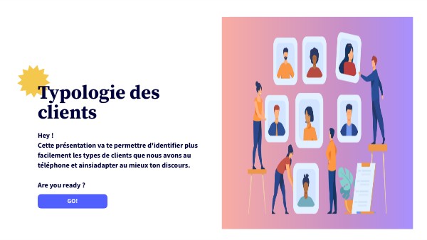 Typologie de clients | Genially