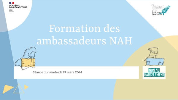 formation ambassadeurs NAH partie 2 | Genially