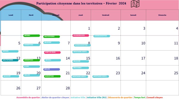 Calendrier février 2024 | Genially