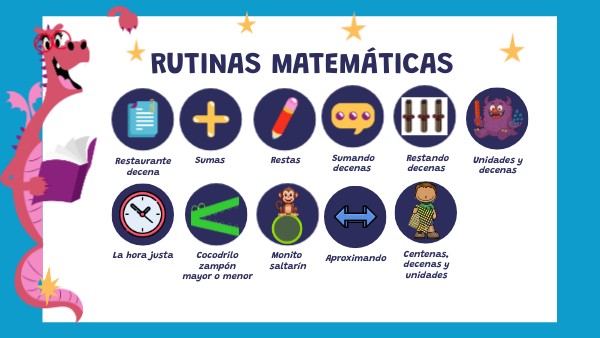 Rutinas matemáticas 1.º | Genially