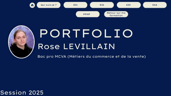 Portfolio Rose Levillain