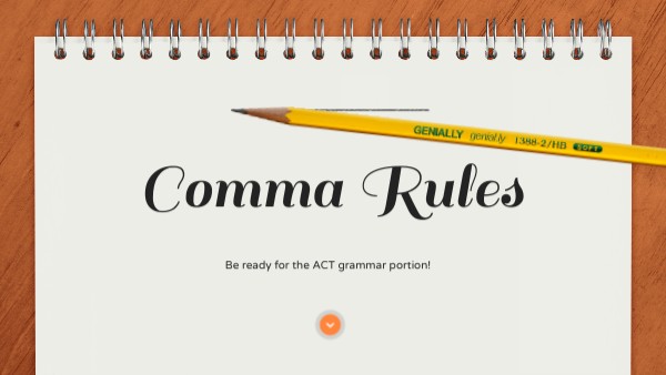 Comma Rules Presentation | Genially