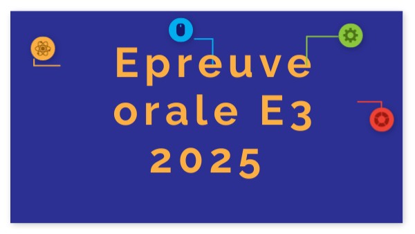 ORAL E3 2024 | Genially