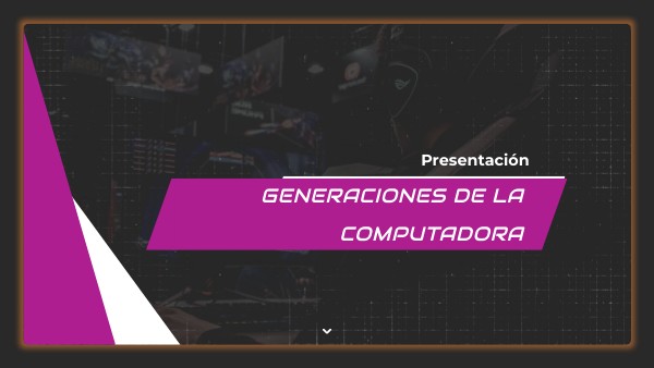 Generaciones de la Computadora | Genially
