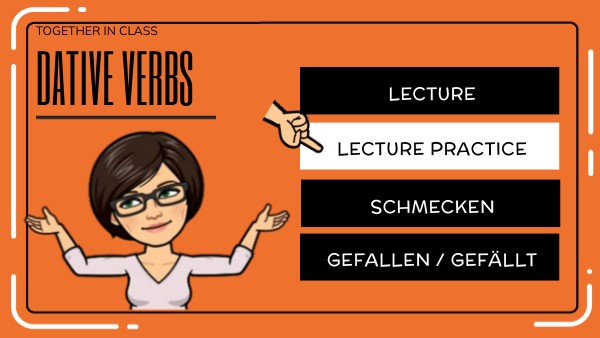 DATIVE VERBS | Genially