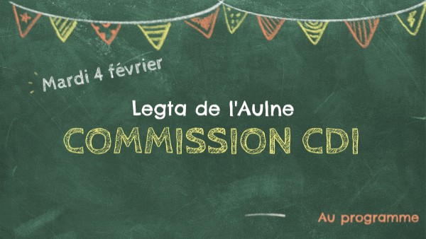 Commission CDI 2024