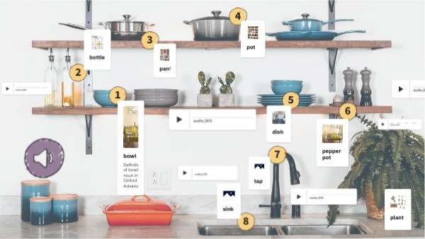 Cooking items | Genially