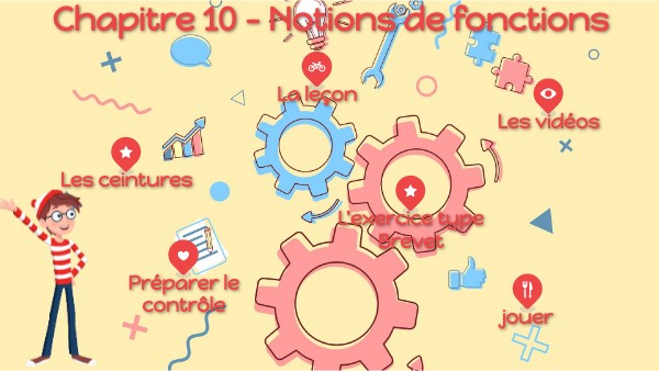 3e - chapitre 10 - notions de fonctions (ceintures) | Genially
