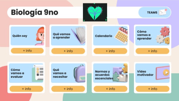 Bienvenido Bio 9nos 2025 | Genially