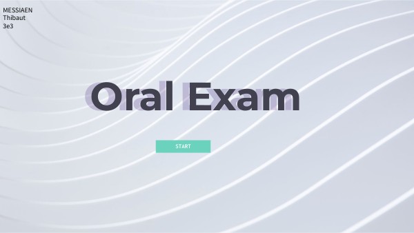 ORAL EXAM | Genially
