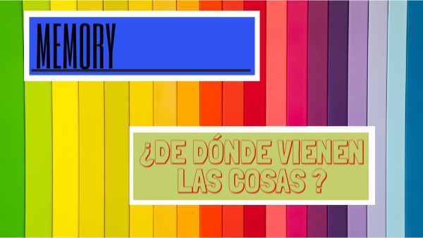 Memory 2025 | Genially