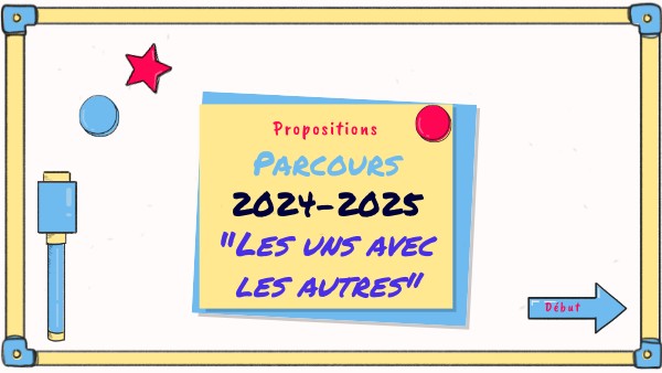 Proposition Parcours 2024_2025 | Genially