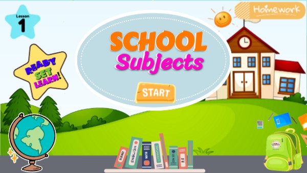 HOMEWORK|L4U9L1 | SCHOOL SUBJECTS |SHY