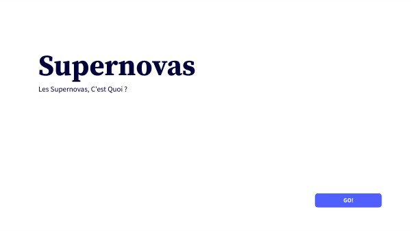 Supernovas