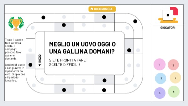 Meglio un uovo oggi o una gallina domani?_B2.2 | Genially