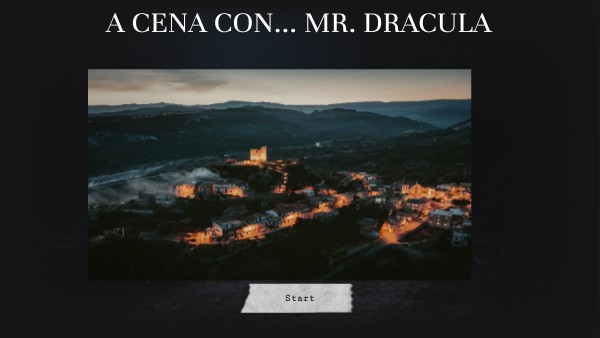 A CENA CON...MR. DRACULA | Genially