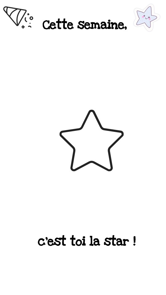 star de la semaine | Genially