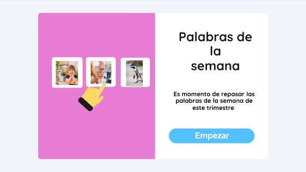 Palabras de la semana | Genially