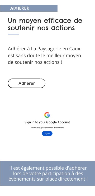 Mobile - Adhérer | Genially