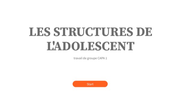 structure adolescent capa1a | Genially