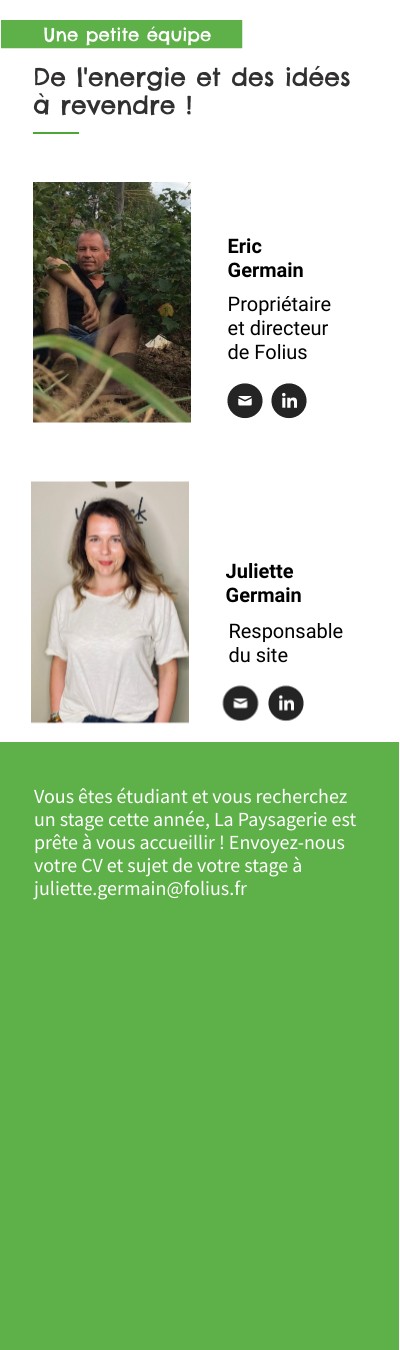 Mobile - L'équipe de la Paysagerie | Genially