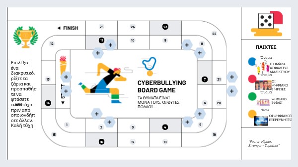 CyberBullying Board Game | Genially