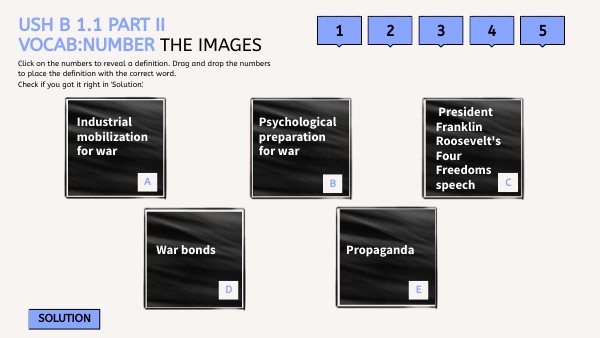 USH B 1.1 Part II Vocab