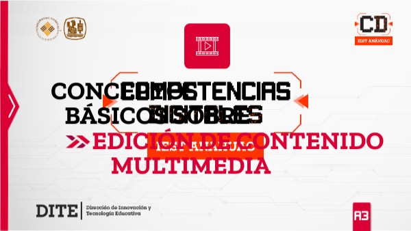 A3C2.1 Conceptos básicos sobre edición de contenido multimedia