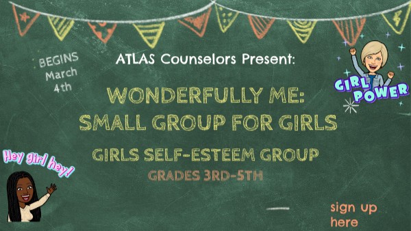 Atlas Girls Self-esteem Group Flyer | Genially