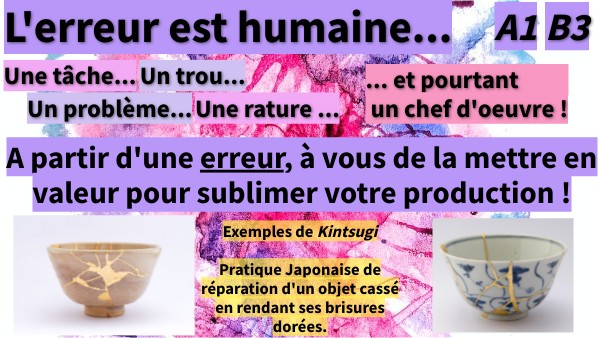 4° - L'erreur est humaine...