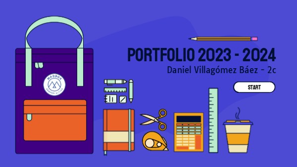PORTAFOLIO DANIEL VILLAGÓMEZ 2023-2024 | Genially