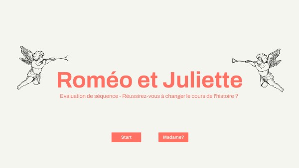 Roméo et Juliette face à leur destin | Genially