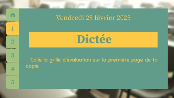 dictée 6 | Genially